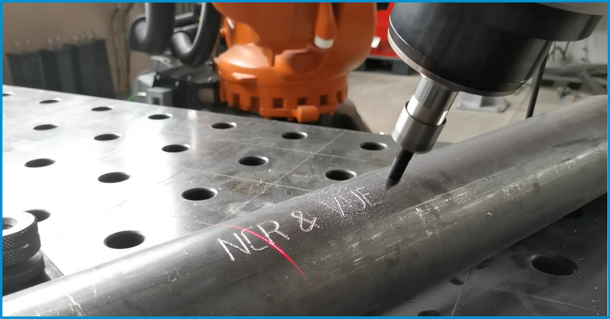 Robotic engraving on unknown objects - Photoneo Focused on 3D